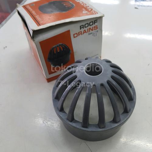Jual Roof Drain 4 Inch PVC Tebal Plastik / Saringan Air Talang Atas 4 ...