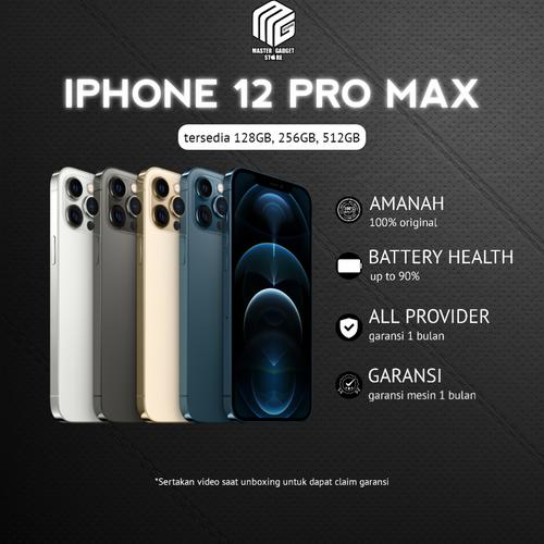 Jual iphone 12 pro max - Pacific Blue, 128 gb - Kota Blitar ...
