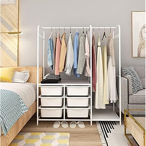 Jual Rak gantungan pakaian drawer pakaian garment rak cloth hanger ...