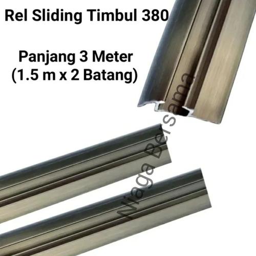 Jual Rel Sliding Timbul 380 Pintu Lemari Geser Minimalis Sleding Eceran - Kab. Indramayu ...