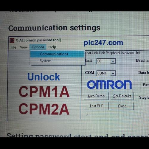 Jual software unlock plc omron cpm1a cpm2a cpm 1a cpm 2a - Kab. Bandung ...