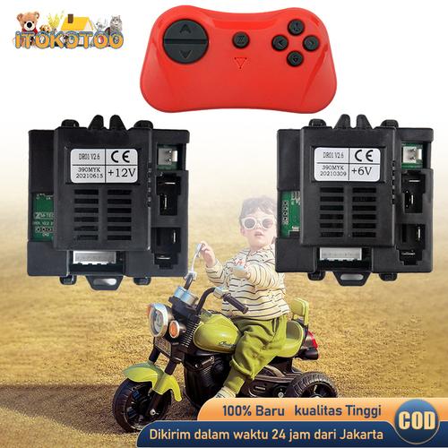Jual DR01 Receiver + Remote Mobil Aki 12v Dan 6v Untuk Mobilan Aki Anak ...