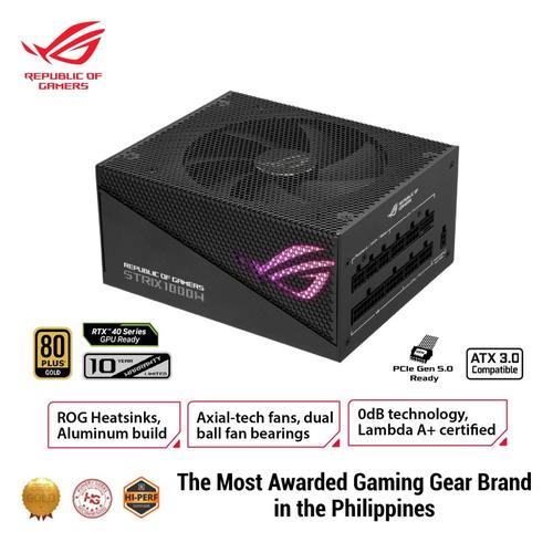 Jual PSU ASUS ROG Strix 1000W Gold Aura Edition 80+ Gold Fully Modular ...