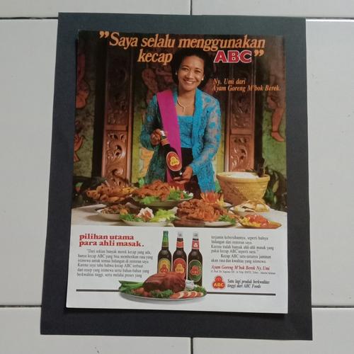 Jual iklan warna kecap ABC potongan majalah jadul kuno lawas - Kota ...