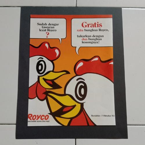 Jual iklan warna Royco potongan majalah jadul kuno lawas - Kota ...