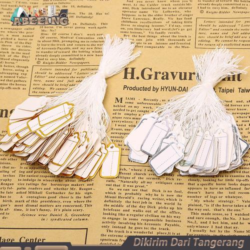 Jual Isi 500 Price Tag Label Harga Perhiasan Putih List Gold/Silver ...