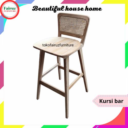 Jual kursi bar kayu jati minimalis murah Jepara - harga finishing - Kab ...