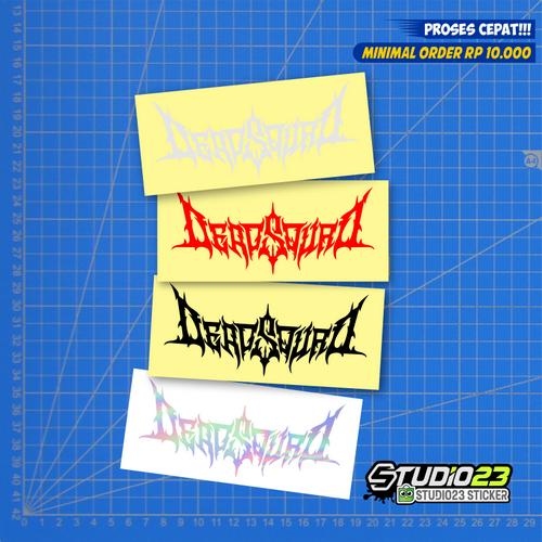 Jual Stiker Cutting DEADSQUAD Logo baru, stiker dead squad Hologram ...