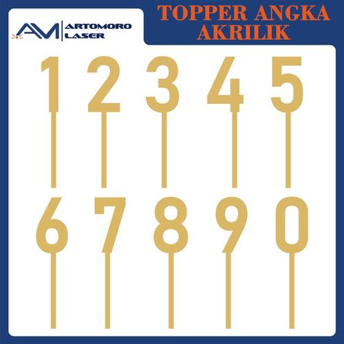 Jual TOPPER ANGKA | CAKE TOPPER AKRILIK TOPER | TOPPER HAPPY BIRTHDAY ...