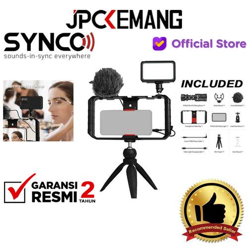 Promo SYNCO Vlogger kit 1 Paket Vlog Smartphone with Video Rig GARANSI RESMI Cicil 0% 3x ...