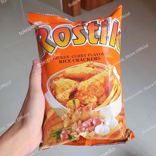 Jual Oriental ROSTIK Snack Rice Crackers rasa AYAM chicken curry 60gr ...