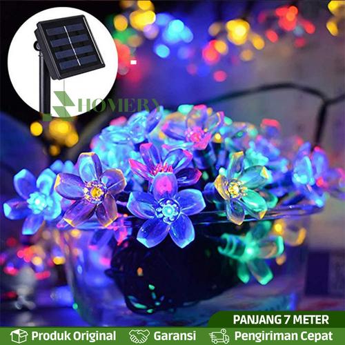Jual Lampu LED Hias Taman Warna Warni Lights 50 String 7 Meter Tenaga ...