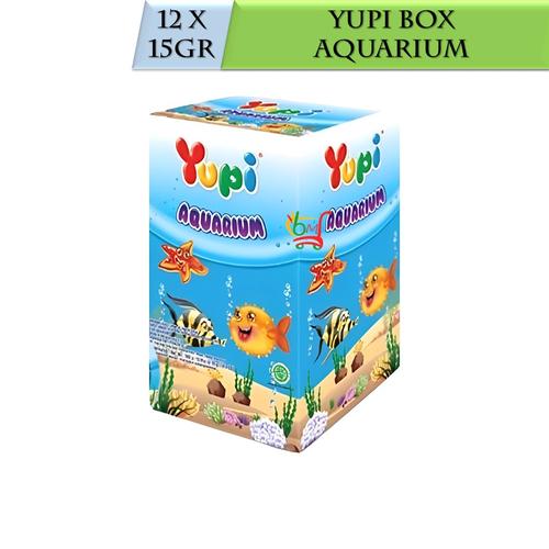 Jual Yupi Box Aquarium Isi 12 Sachet Permen Kenyal Berbentuk Hewan Laut ...