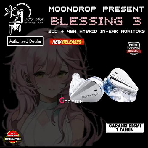 Jual Moondrop Blessing 3 / Blessing3 2DD + 4BA Hybrid Driver iem Original - Jakarta Utara - GAP ...