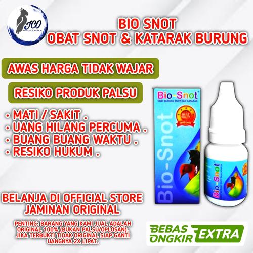 Jual EBOD BIO SNOT OBAT BURUNG SNOT KATARAK BERLENDIR BENGKAK OBAT SNOT - Jakarta Selatan - Jays ...