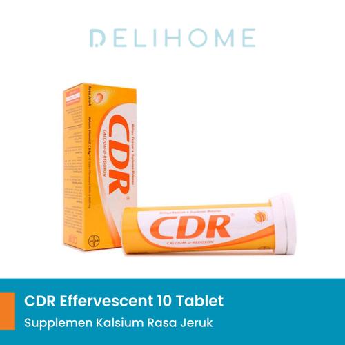 Jual CDR Effervescent Supplemen Kalsium 10 Tablet [COCOHOME] - Kota ...