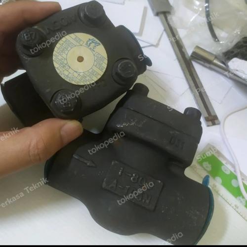 Jual Lift Check Valve Besi Class 800 Drat 11/2" inch / DN 40 - Jakarta ...