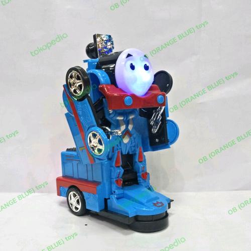 Promo mainan kereta jadi robot train go go kereta tomase jadi robot ...