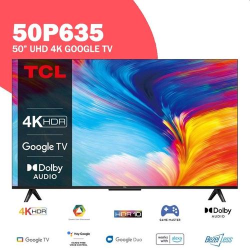 Jual TCL 50P635 LED TV 50" UHD 4K HDR Google TV 50 Inch 50P635 ...