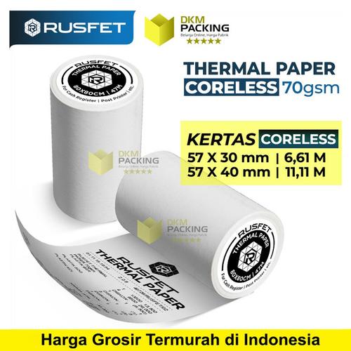 Jual Paper Thermal CORELESS Kertas Termal Printer Struk Kasir POS ...
