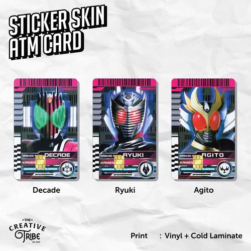Jual Kamen Rider Sticker Card Skin - Vinyl Debit Credit Emoney Flazz ...