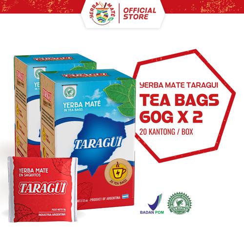 Promo Taragui Yerba Mate Tea Bags 60g x 2 | Teh Celup Botanikal ...