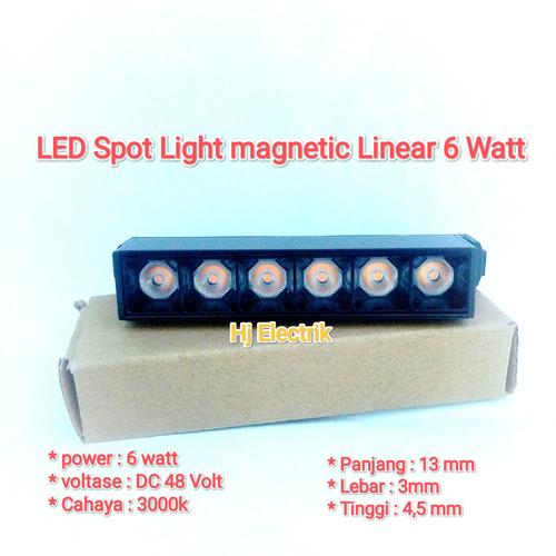 Jual LED Lampu Magnetic CX20 Grille Light Spot 6 Watt/Lampu Magnet Rell ...