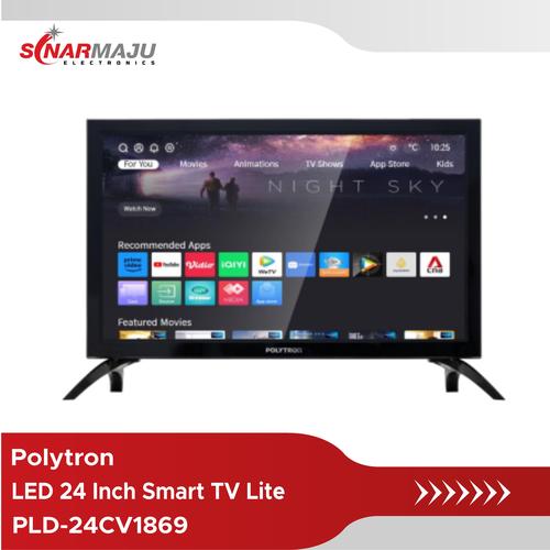 Jual LED TV 24 Inch Smart TV Lite Polytron HD Ready PLD-24CV1869 - Kota ...