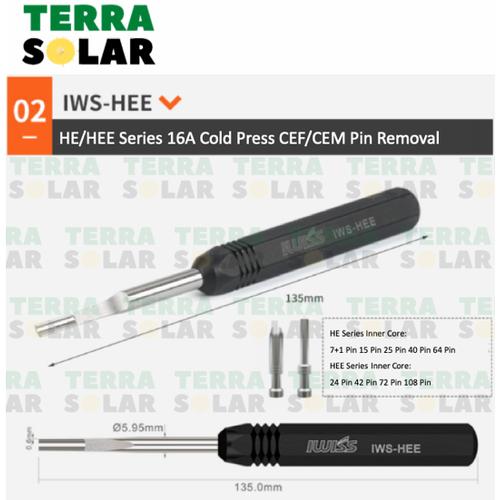 Jual Pin Removal Tool Heavy Duty Connector 10A 16A 40A CDM/CDF HARTING ...