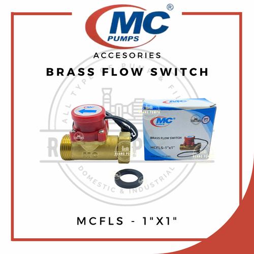 Jual Otomatis Pompa Booster Water Flow Switch Brass 1" 3/4"-1/2" Pompa ...