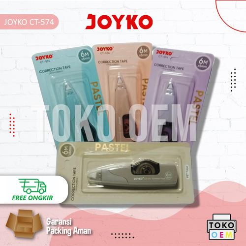 Jual JOYKO PITA KOREKSI TIP-X CORRECTION TAPE CT-574 BODY WARNA PASTEL 6mtr - Kab. Tangerang ...
