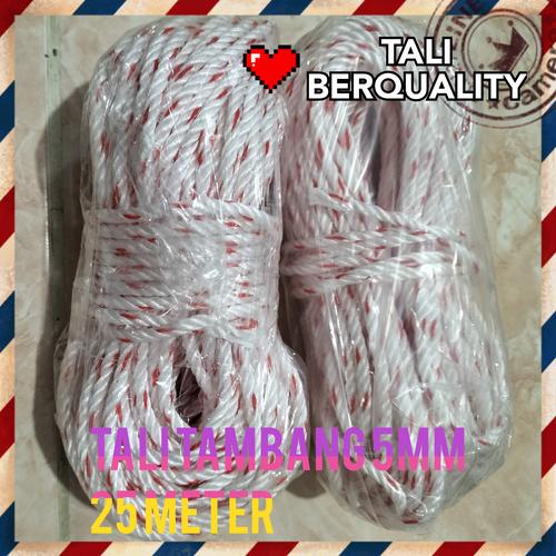 Jual TAMBANG PPD 5MM ( PANJANG 25 METER) /TAMBANG LOSBAK / TALI TRUK ...