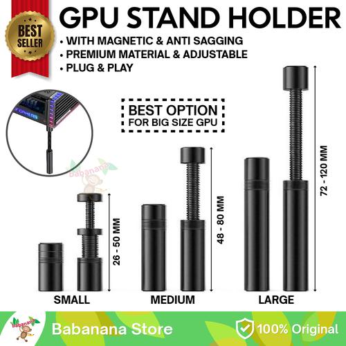 Jual GPU STAND HOLDER PENAHAN VGA GRAPHIC CARD SUPPORT BRACKET HITAM ...