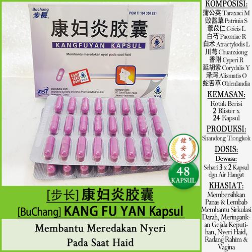 Jual [BuChang] KANG FU YAN KAPSUL [步长康妇炎胶囊] 72kaps u.Nyeri Haid ...