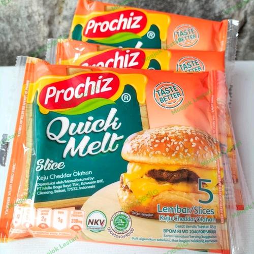 Jual Keju Slice Prochiz QUICK MELT 85gr Enak Murah Gurih 5 Lembar ...