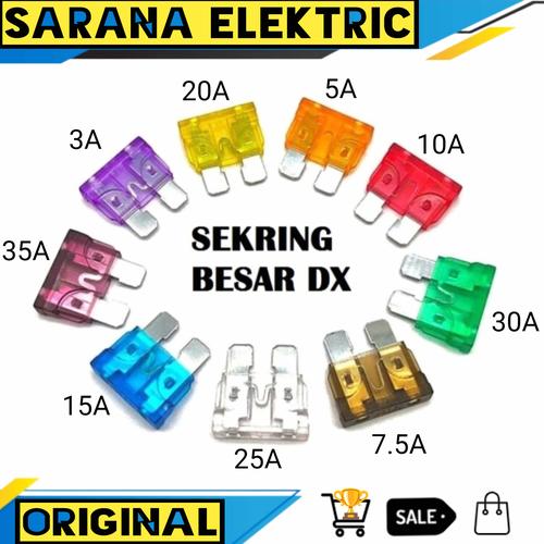 Jual FUSE DX MOBIL SEKRING SEKERING SIKRING SEKRING MINI 3A 5A 7.5A 10A ...