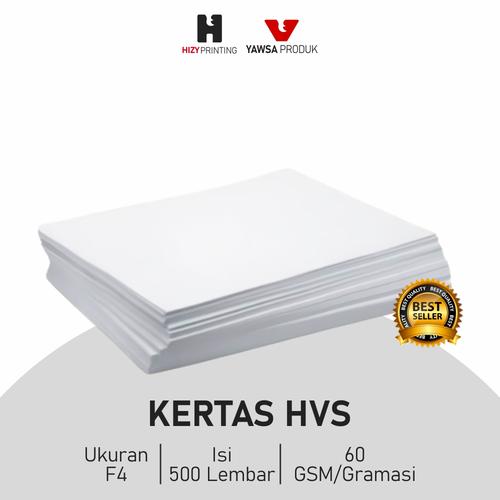 Jual Kertas HVS Ukuran F4 60 GSM/Gram - Isi 500 Lembar (1 Rim) *Best ...