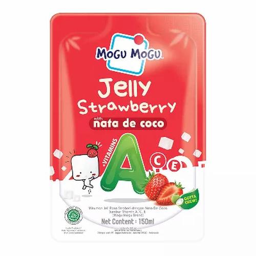 Jual Mogu Mogu Jelly Strawberry with Nata De Coco 150ml - Kota ...
