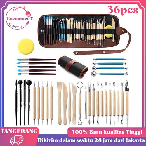 Jual Clay Sculpting Tools 36pcs Alat Ukir Tanah Liat Alat Ukir Clay ...