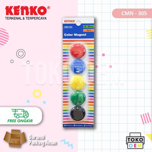 Jual KENKO TEMPELAN COLOR MAGNET PAPAN TULIS WHITEBOARD CMN-305 WARNA ...
