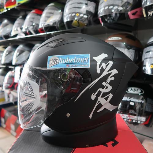 Jual NHK R1 Max Kanji Black Matt 2Visor - XL - Kab. Sleman - yogyakarta ...