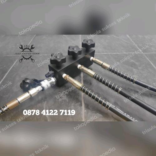 Jual 700 Bar 3 Port 3/8" Hydraulic Manifold Cabang 3 Hidrolik 70Mpa - Jakarta Utara - trisula ...