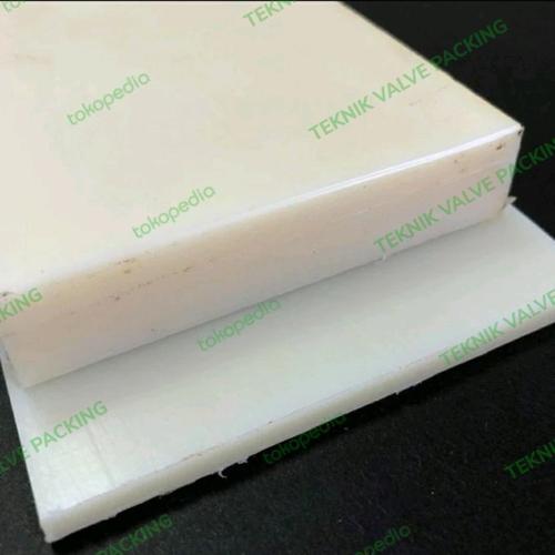 Jual Nylon PE Putih Lembaran / Polyethylene Sheet / 60mm x 40cm x 50cm - Jakarta Barat - TEKNIK ...