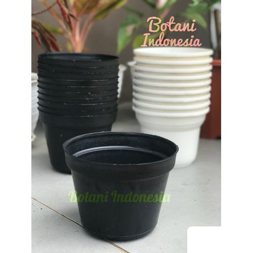 Jual Pot Hitam Tebal Ukuran 40 cm / Pot Bunga Plastik / Pot Tanaman ...