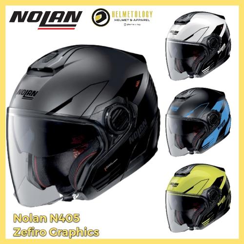 Jual Nolan N40.5 Zefiro N405 Helm Half Face Double Visor SNI Original ...