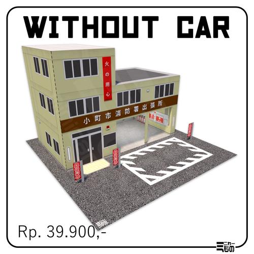 Jual Diorama Papercraft Building -Fire Department- - Without Car ...