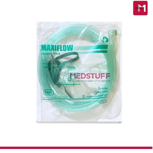Jual Maxiflow Masker Oksigen Onemed Simple Face Mask Oxygen Mask - Bayi ...
