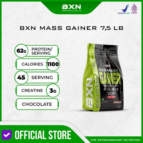 Jual bxn mas gainer 6lb extra 1,5lb susu bubuk penambah berat badan ...
