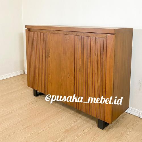 Jual meja cabinet drawer kayu jati, meja bufet buffet minimalis kayu ...