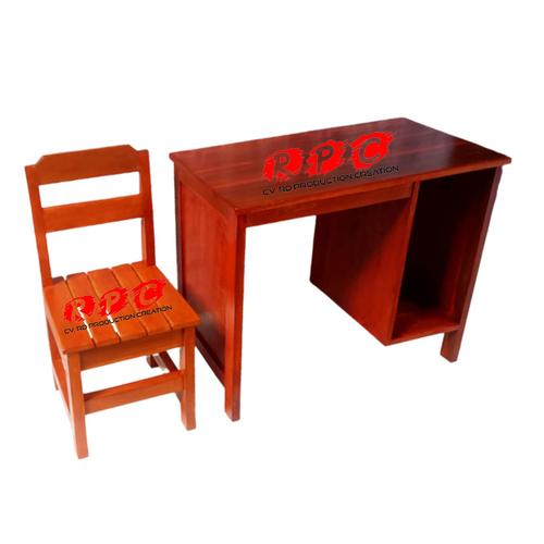 Jual meja komputer kayu meja kayu meja siswa meja lab komputer SD SMP ...